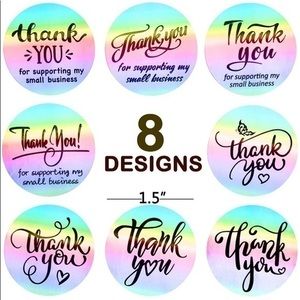 Office | 20 15 Inch Thank You Stickers | Poshmark